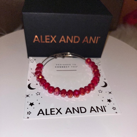 Alex and Ani | Jewelry | Beautiful Alex And Ani Red Bracelet | Poshmark